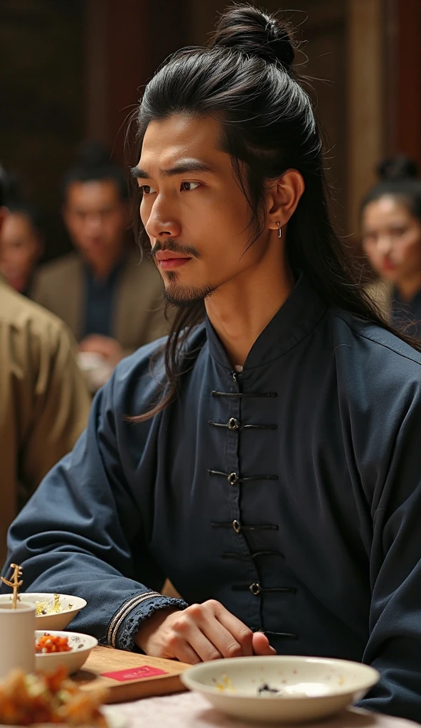 Character: Male, 35-40 years old, angular face, high forehead - SeaArt AI