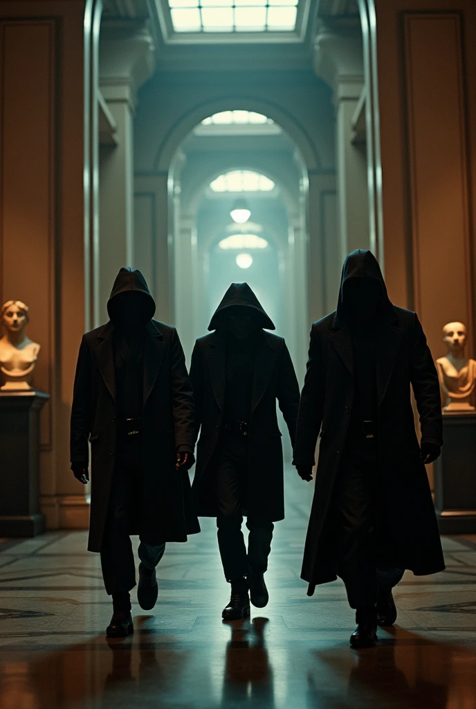 Three thief heist meuseum (for video short youtube) - SeaArt AI