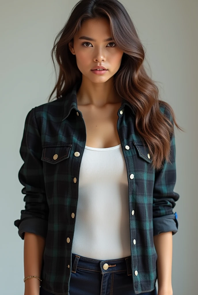 With an inner shirt and unbutton the flannel make it look modern and ...