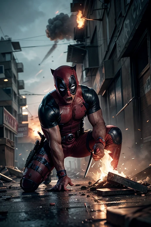 Wolverine and Deadpool are locked in a savage, blood-soaked battle ...