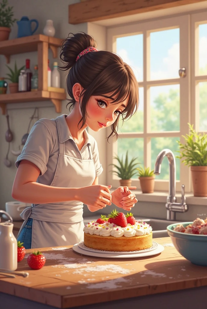 Cake baking tutorial make - SeaArt AI