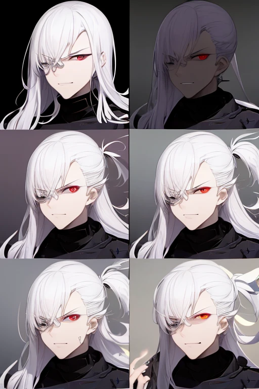 Kurotsuki’s Appearance Hair: long white hair with silver streaks Eyes ...