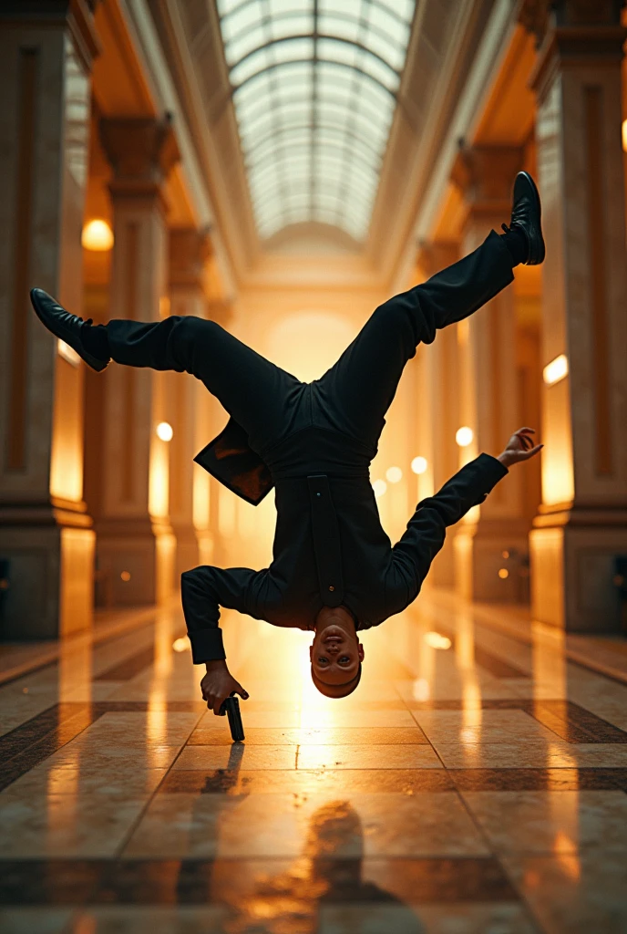 Somersault environment of the Bank of Neo A high-impact scene inside a ...