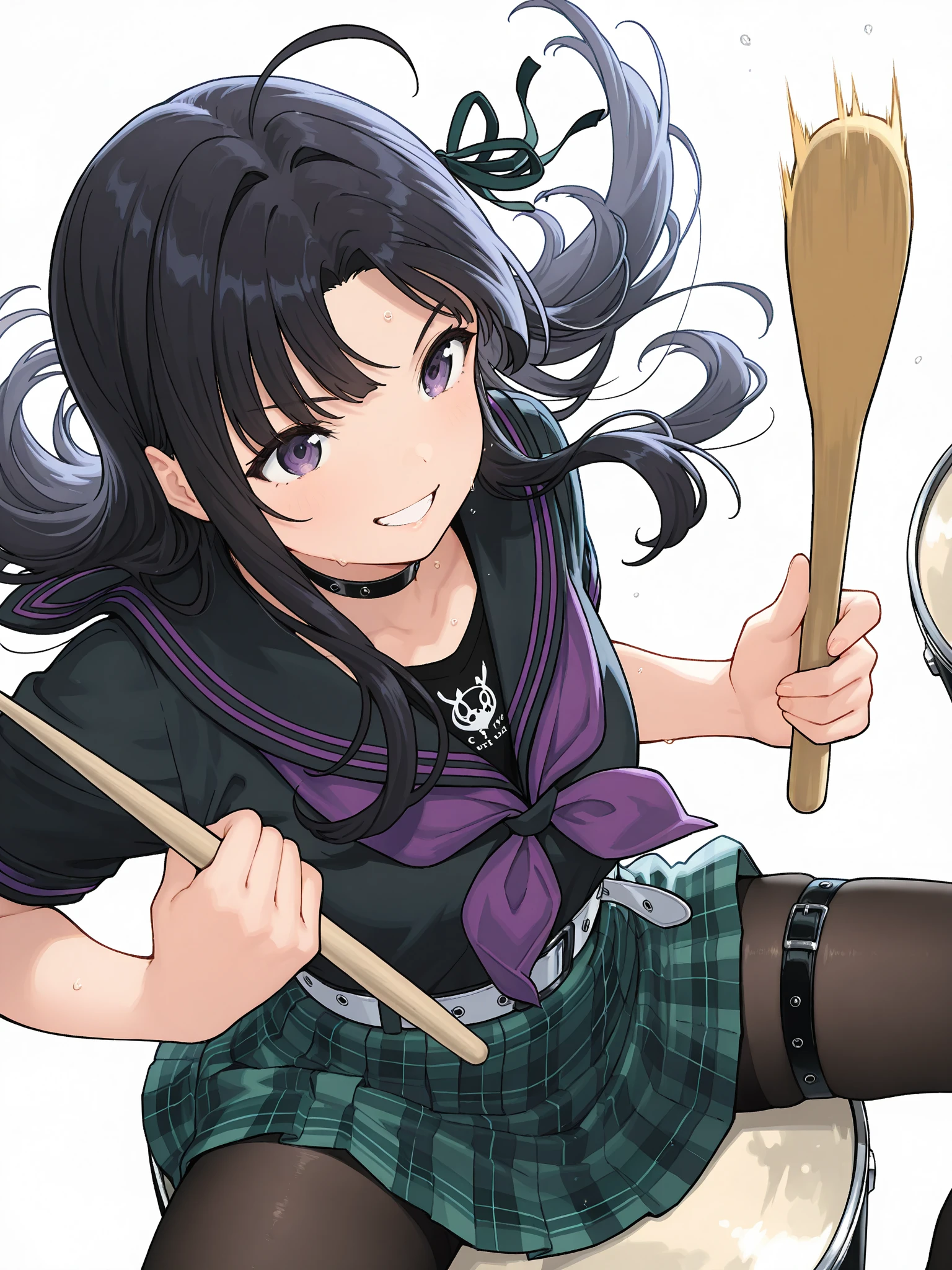 Masterpiece,best quality,newest,1girl,solo, subaru_awa,hair ribbon ...