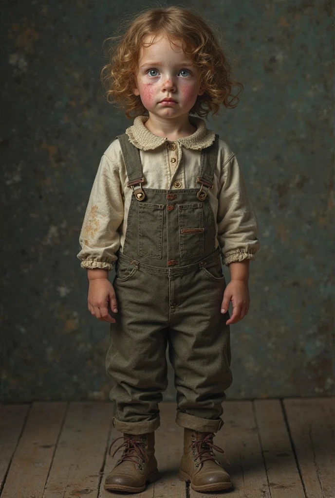 Real image, Typical German orphan , , with some bruises , Image ID ...