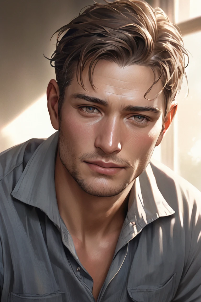 Realistic man - SeaArt AI