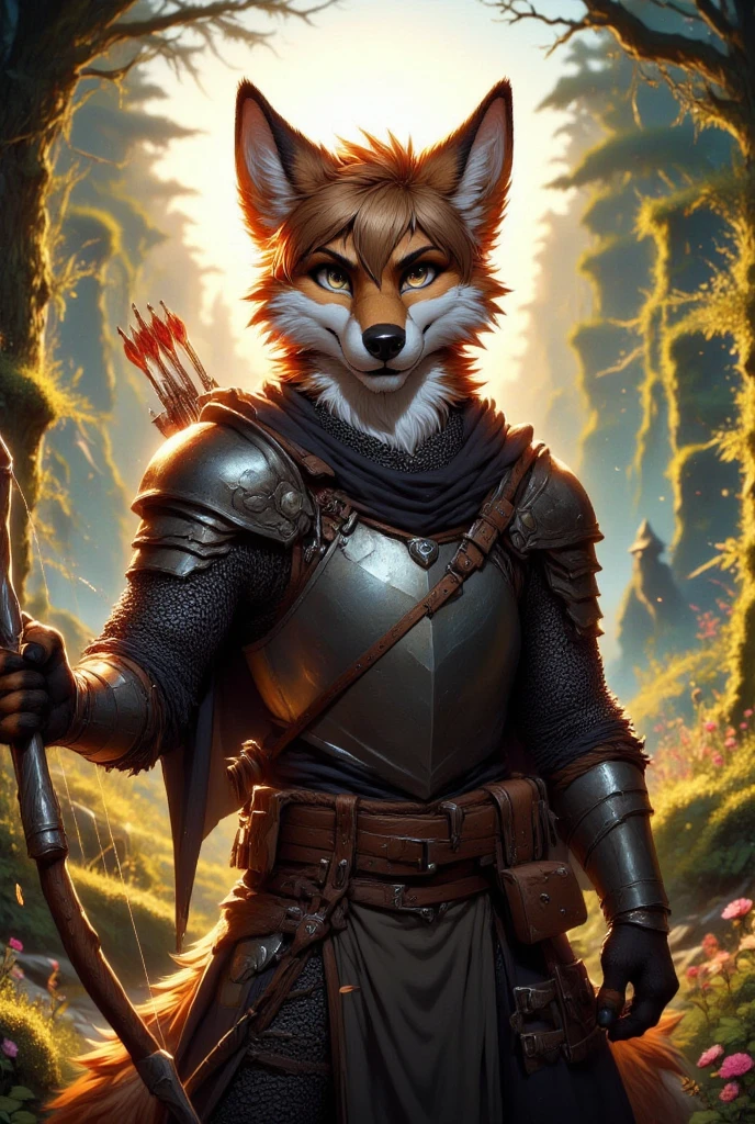 High quality, Ultra HD, Beautiful double exposure. Furry art character ...