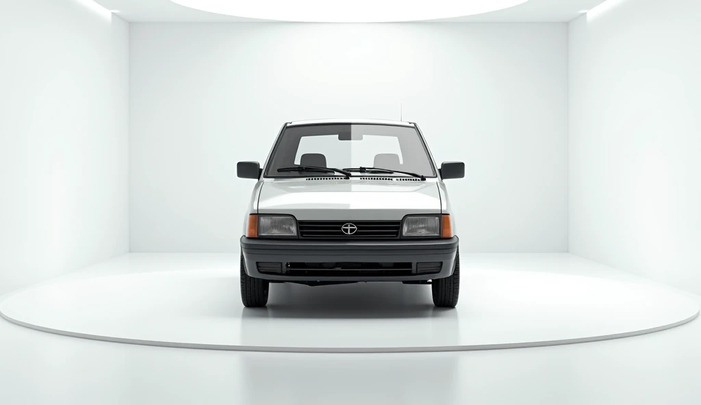Generate haigh quality of images 1990 Tata indica stand in the white ...