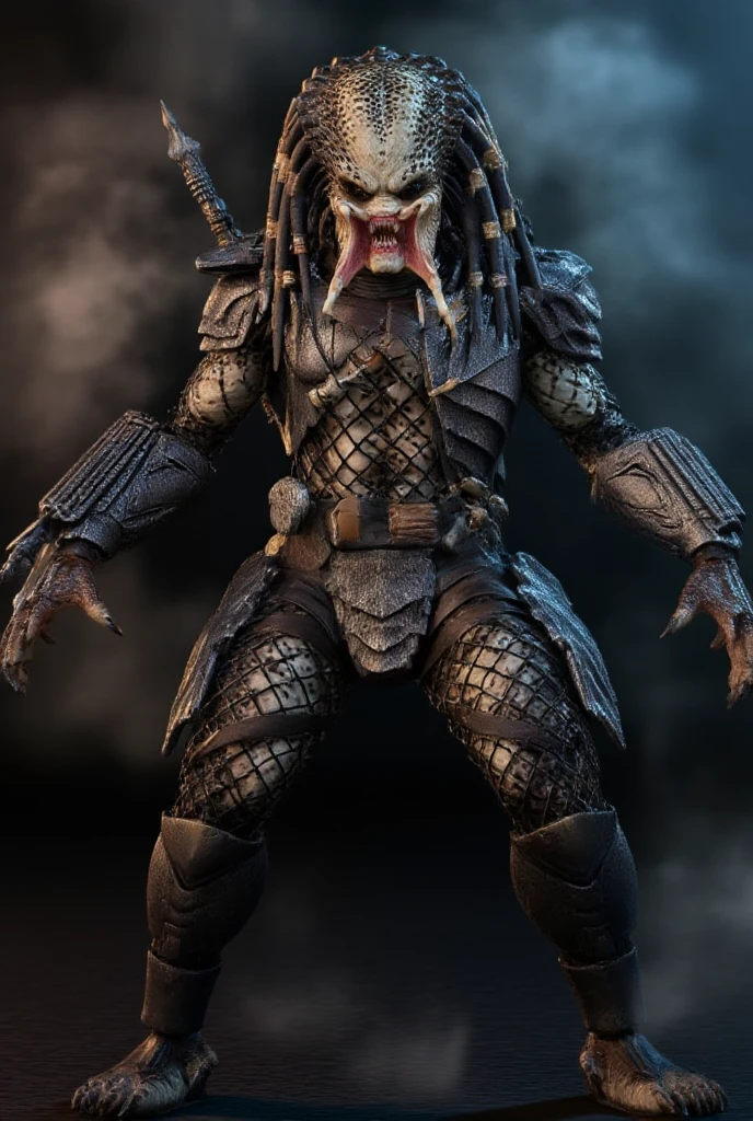 A digital illustration, frontal camera angle, stylized character with ...