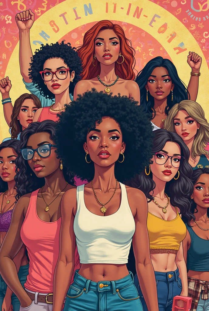 Create a poster of FEMINISM (Exclusively for women; men, nonbinary ...