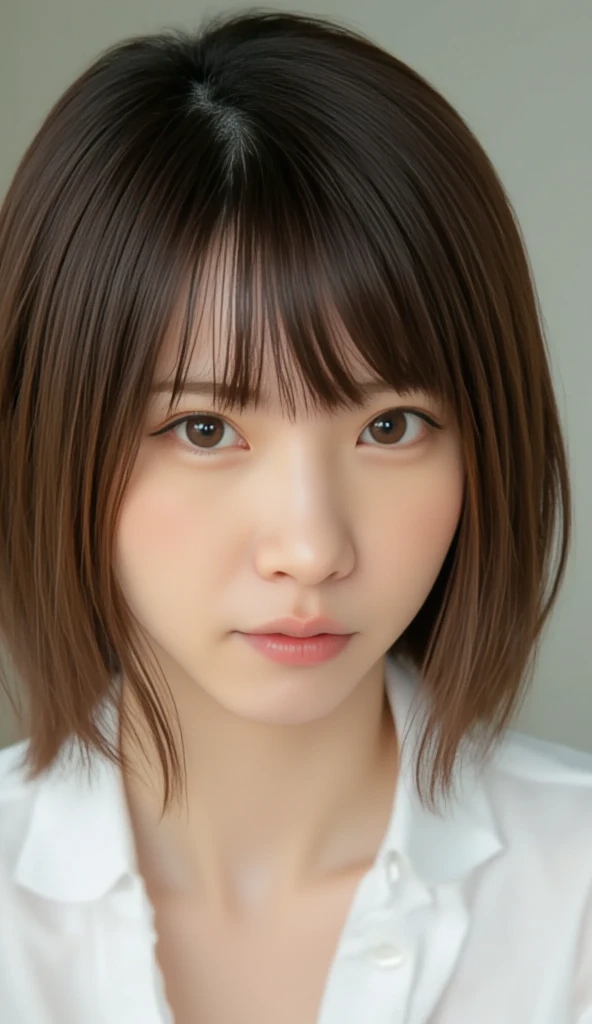 (she's not wearing a bra:1.5), she was photographed from the front ...