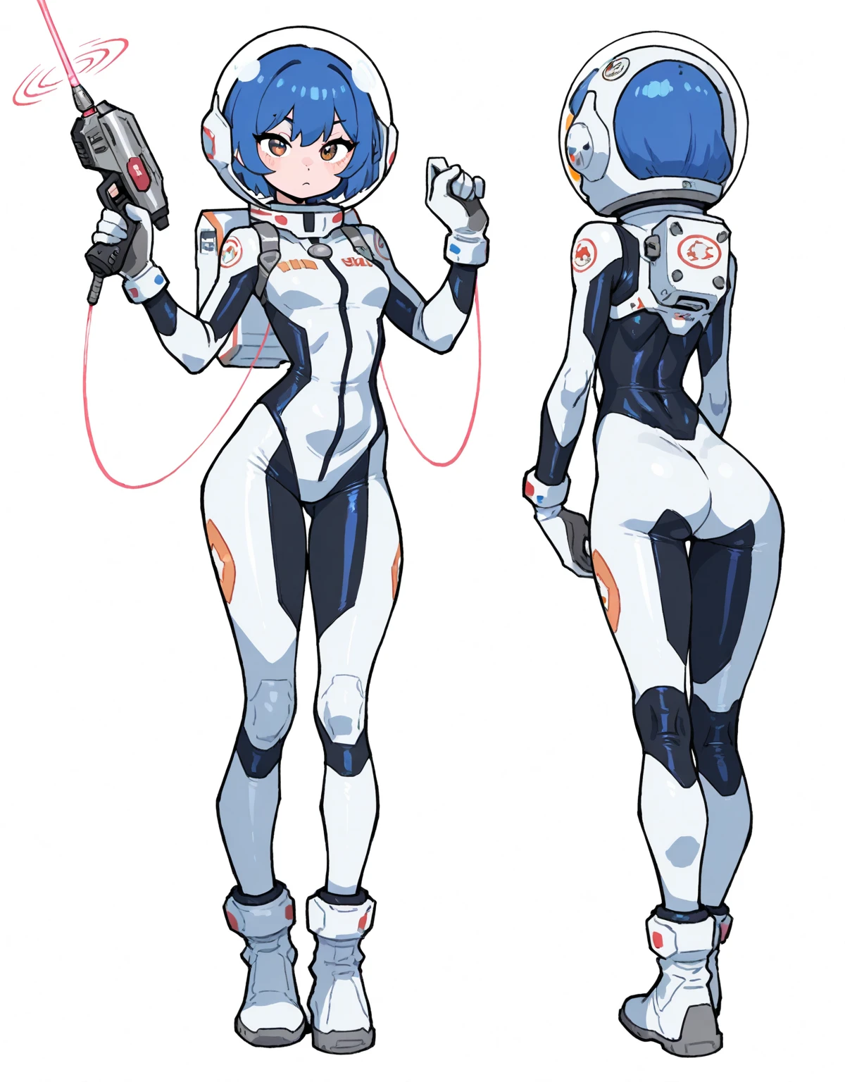 Space adventurer girl, sexy, space adventurer, tight spacesuit - SeaArt AI
