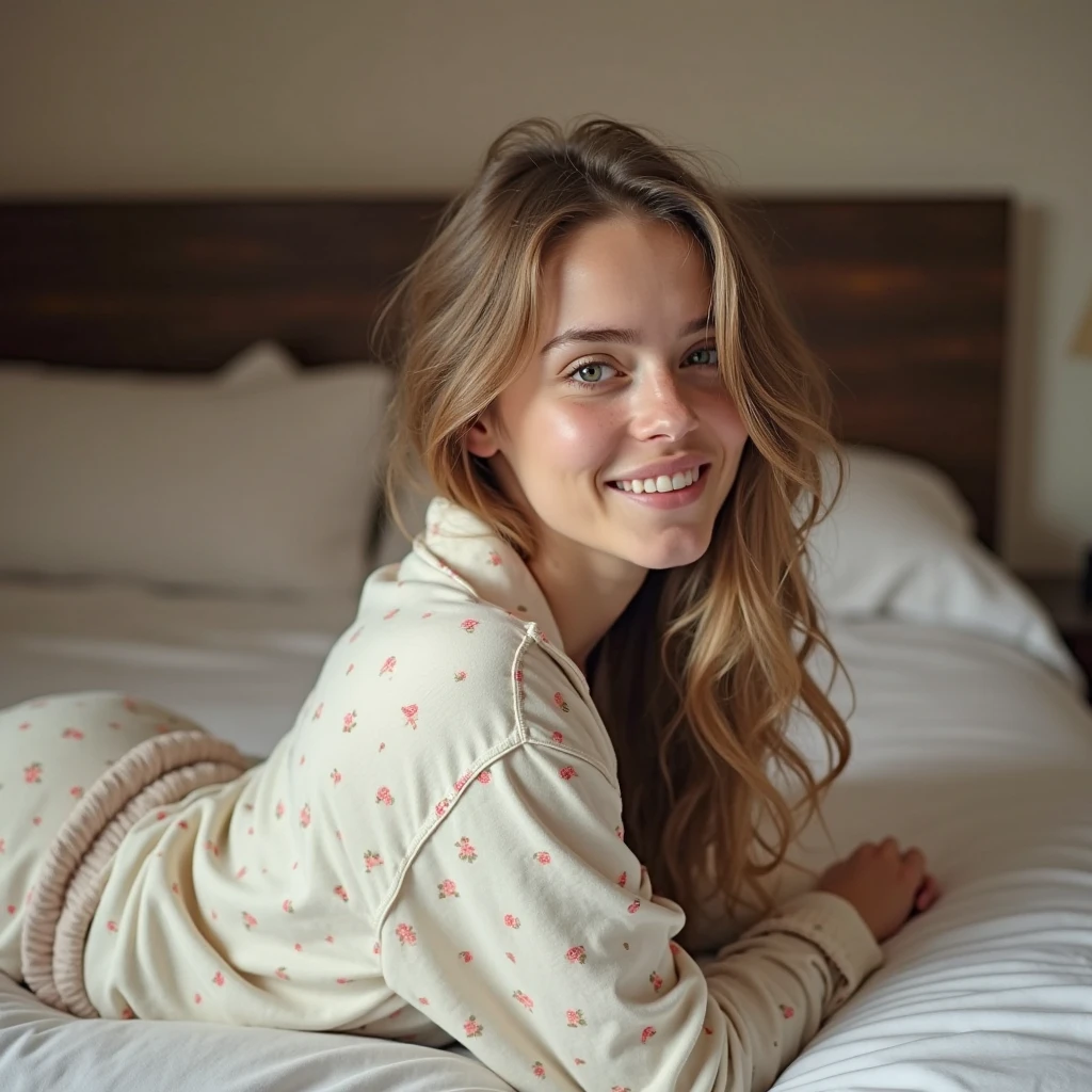 A stunning -old Norwegian model with light brown hair and mesmerizing ...