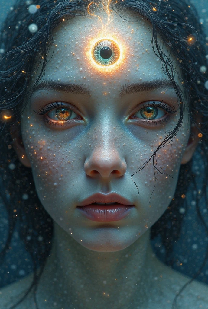 Third eye with light - SeaArt AI