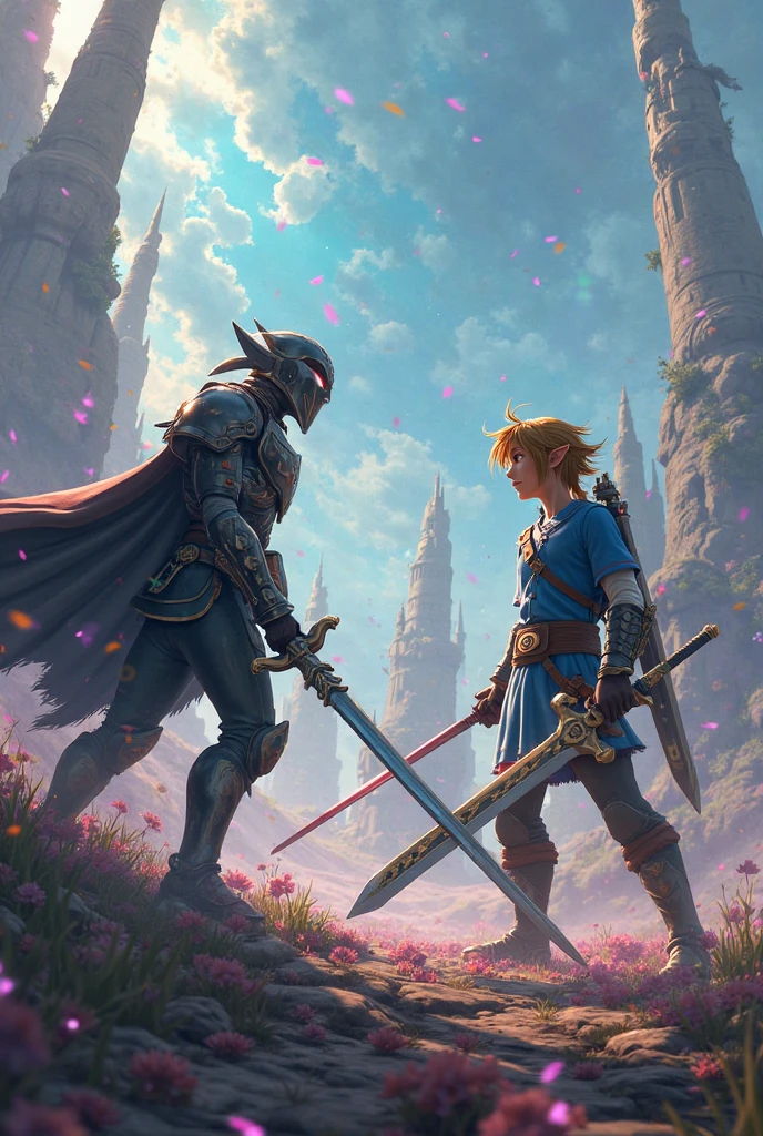 Link VS Meta Knight - SeaArt AI
