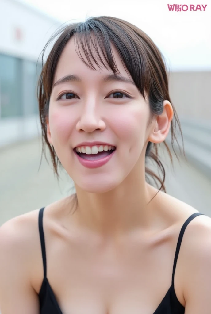 Perfect Yoshioka Riho( in gold , After a blowjob、 in the mouth Ejaculate in the - SeaArt AI