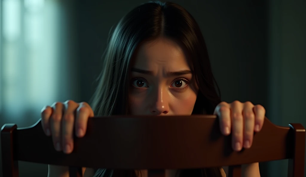 A close-up shot of Clara’s face, her expression torn between two ...