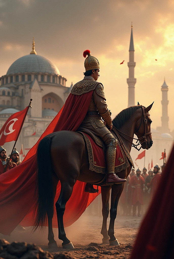 Muhammad Al-Fatih opens the city of Constantinople - SeaArt AI