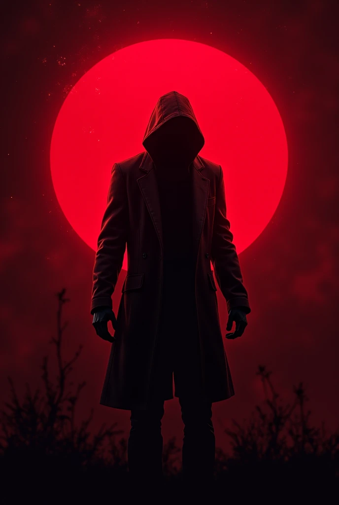 Red hacking logo with moon and text Shadow eclipse And small text ...