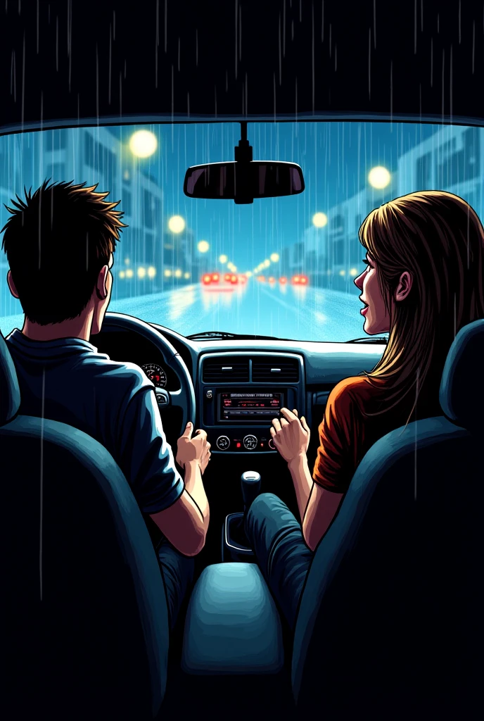 Comic style. Dramatic comic book style illustration with pronounced ...