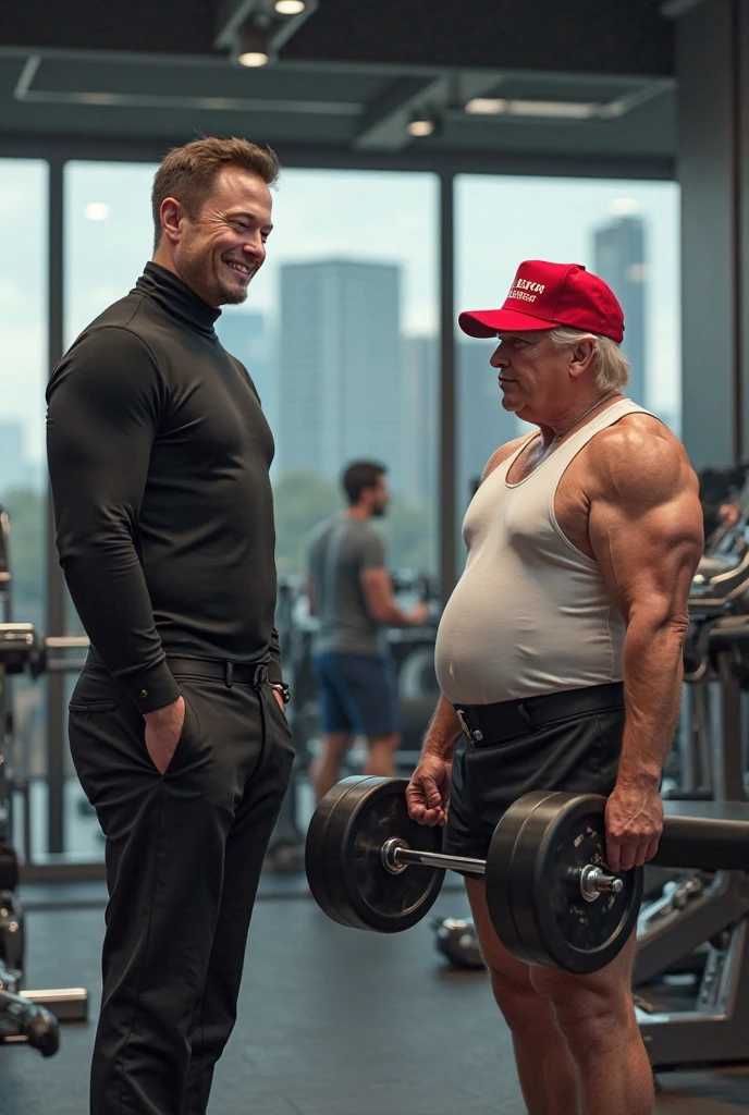 Create a hyper-realistic, detailed scene of Elon Musk standing casually ...