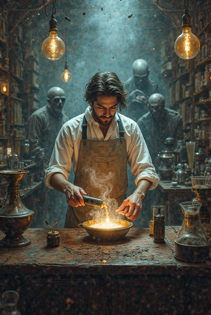 Barista, scholar, alchemist , Zombies at the counter, Preparation ...