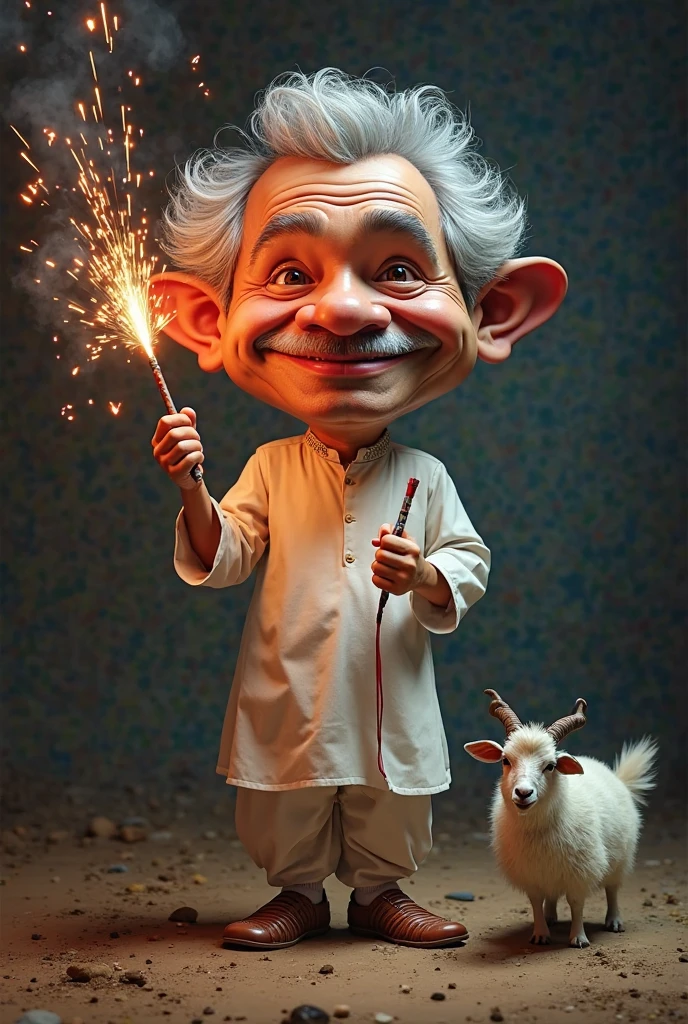 A render high resolution hyper realistic 4D caricature in Mad magazine ...