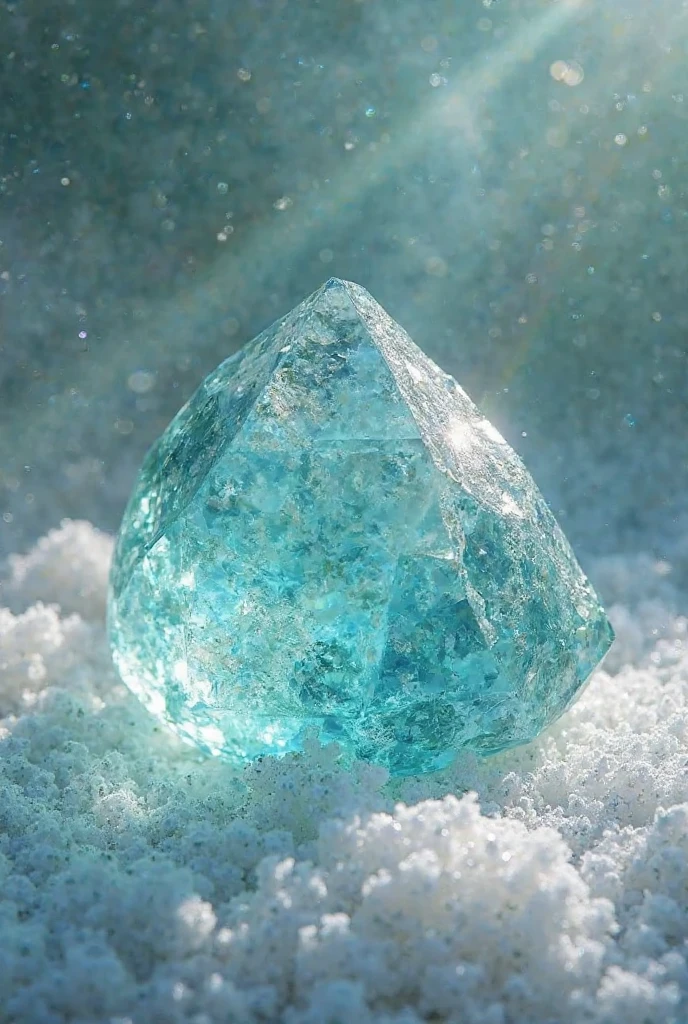 Aquamarine stone coating - SeaArt AI