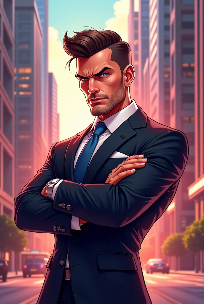 Andrew Tate Cartoon in 4k - SeaArt AI