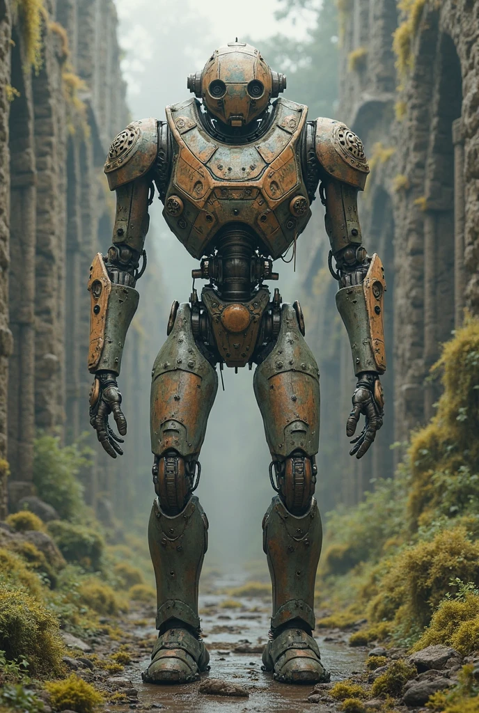 Create an image of an ancient robot - SeaArt AI