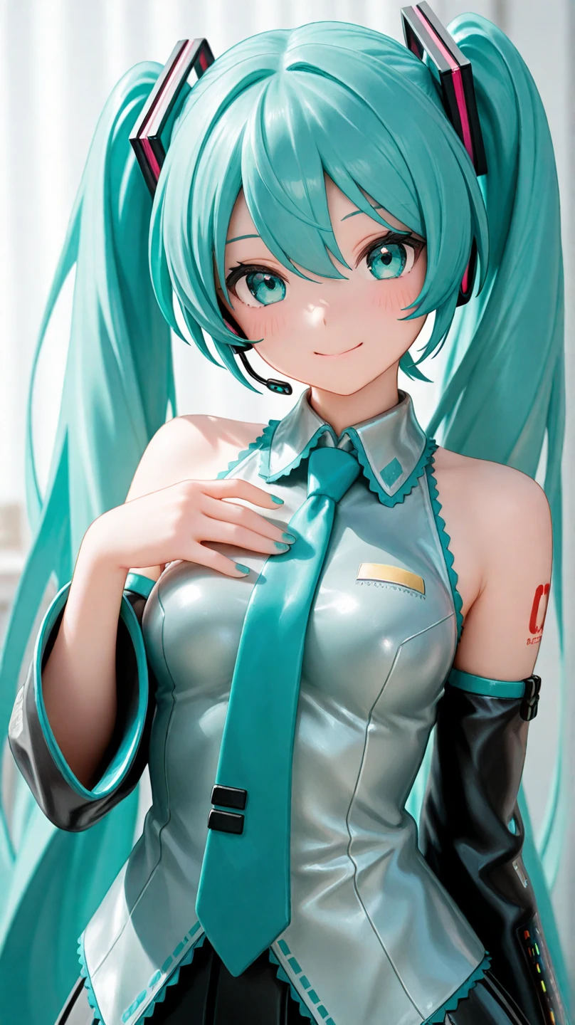 Highest image quality Hatsune Miku active pose - SeaArt AI
