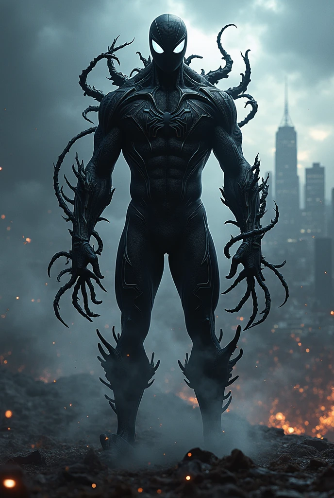 Spider-Man with the Ultimate Symbiote - SeaArt AI