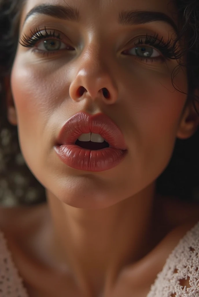 Buchukisu. POV kissing fat plump lips , one person,receiving kiss ...