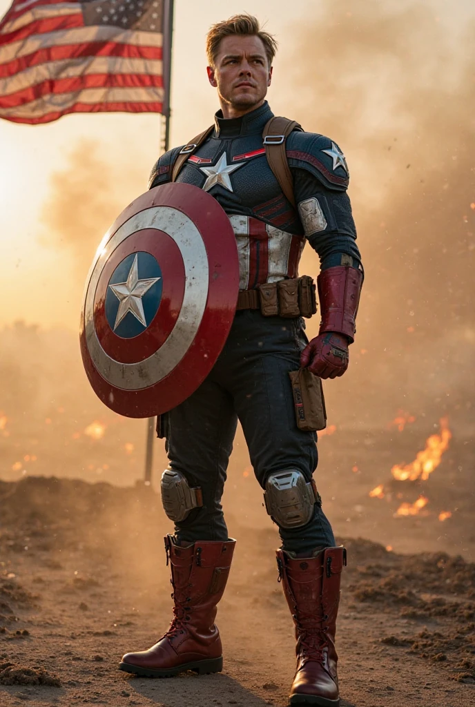 Leonardo DiCaprio as Captain America Leonardo DiCaprio takes on the ...