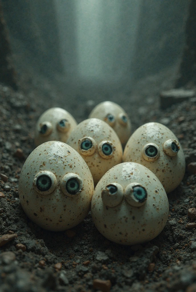 Have eggs, many eyes, scary - SeaArt AI