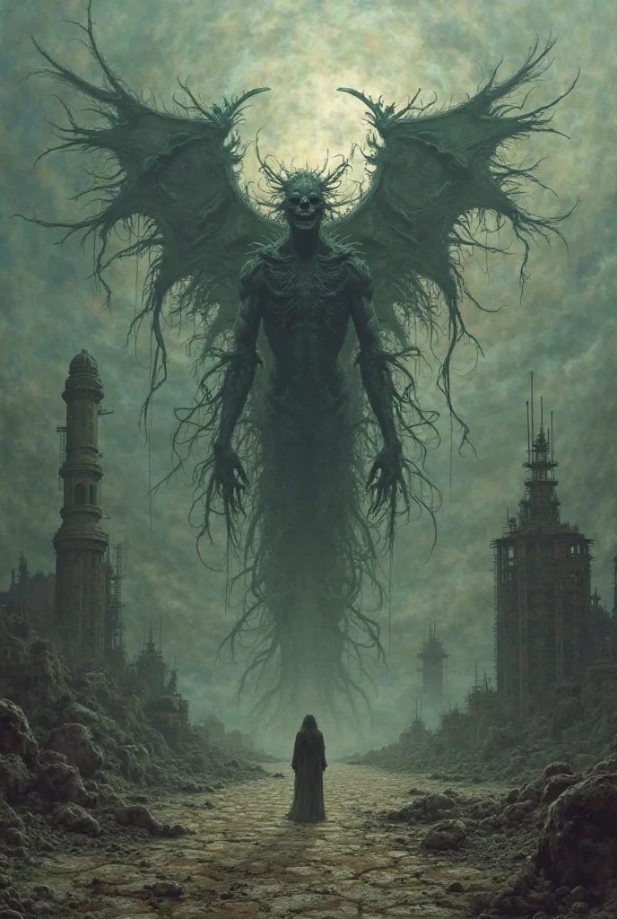 Here you have a **prompt inspired by the style of Zdzisław Beksiński ...