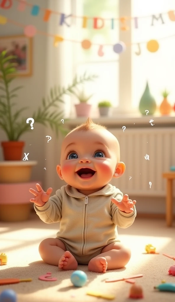 A little baby singing and learning ABC - SeaArt AI