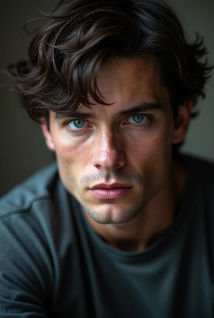 A combination of Cillian Murphy as a youngster and Henry Cavill as a ...