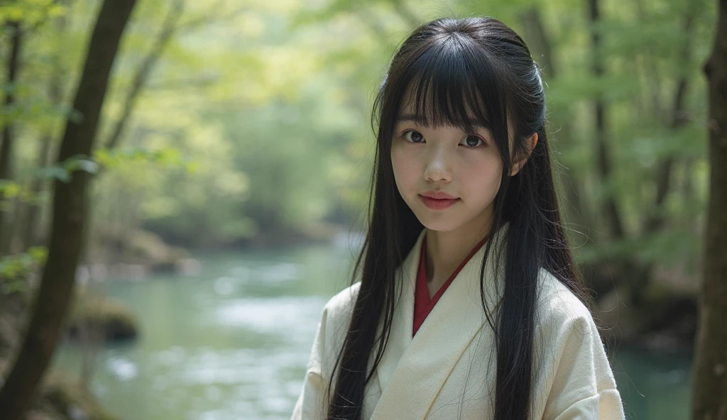 A real Oriental Japanese girl with 18 years old with beyond floor ...