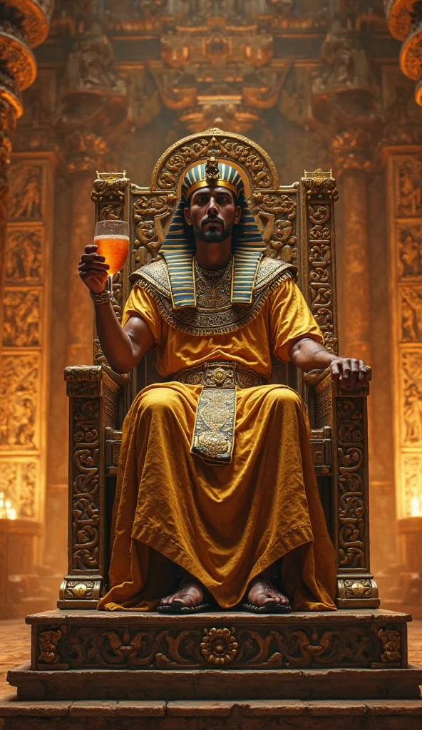 An ultra-realistic, highly detailed cinematic scene of an ancient ...