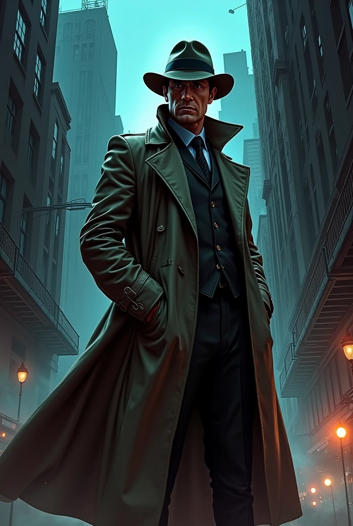 A cover for my detective comic, with that Marvel-type comic style ...