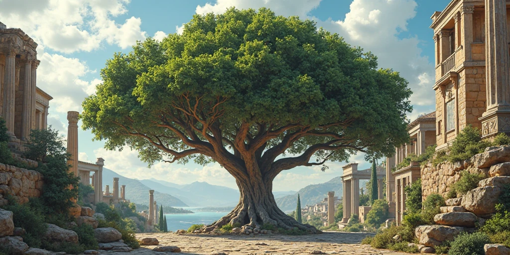 old antiochia, daphne tree, full daphne tree picture to use left and ...