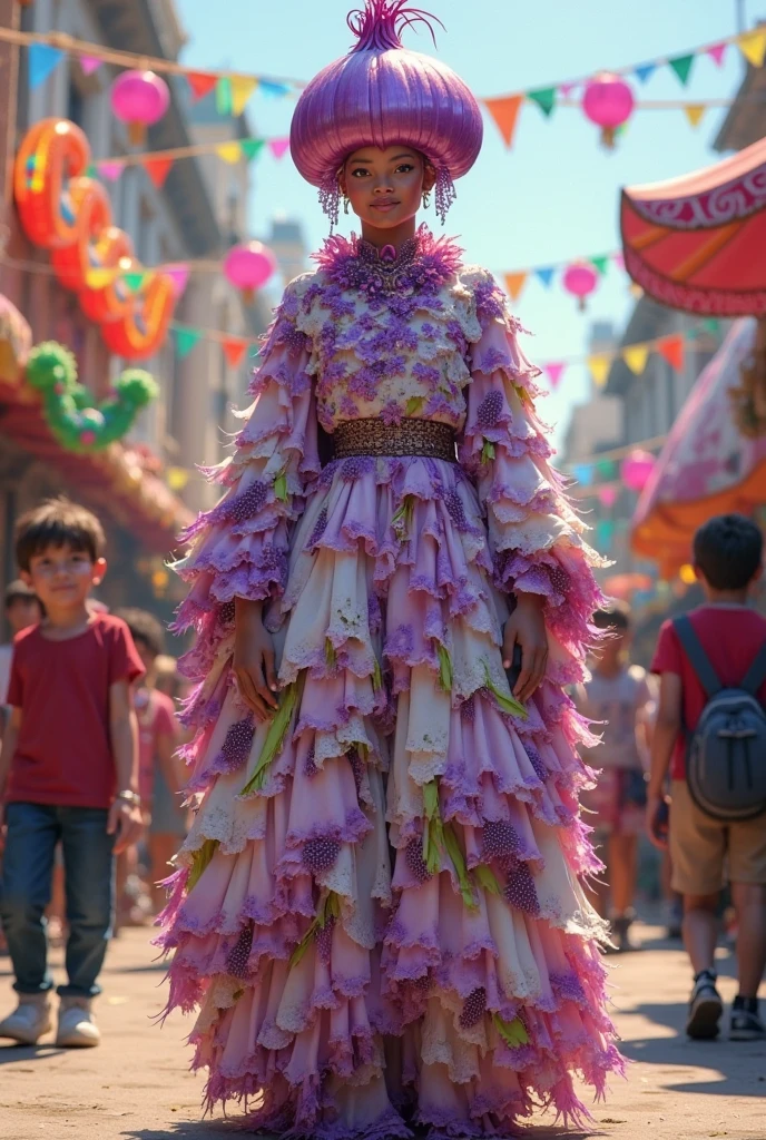 A person that has a festival costume onion - SeaArt AI