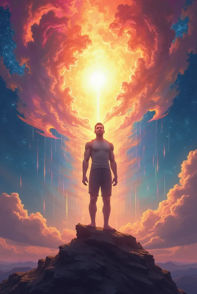 A surreal, futuristic book cover with a symmetrical composition - SeaArt AI