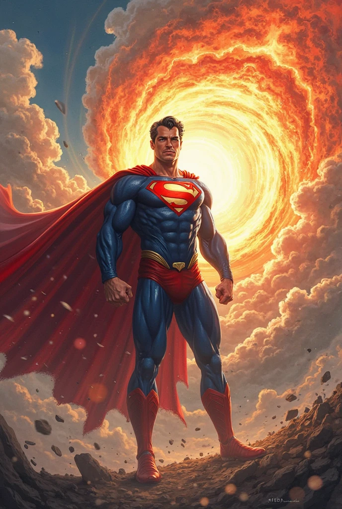 Superman using Kamehamera - SeaArt AI