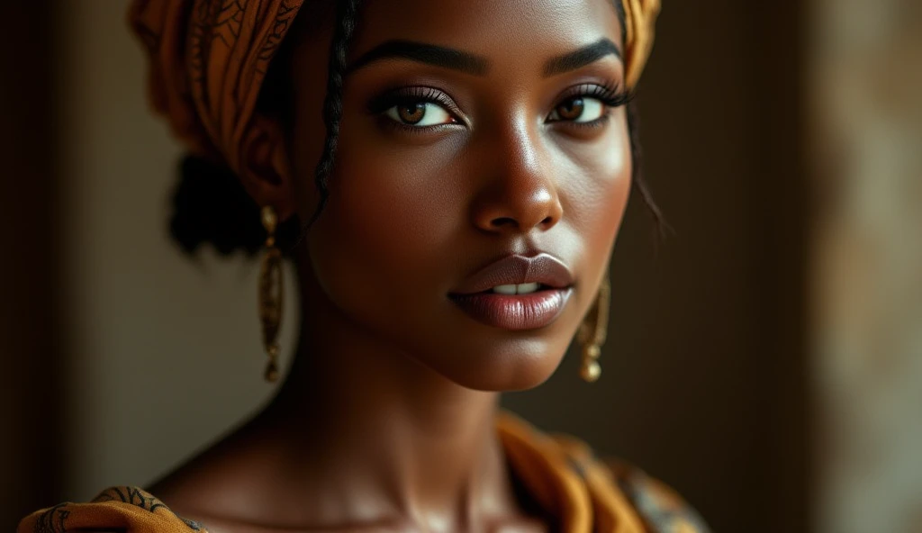 Amara is a striking Yoruba woman with a natural, understated beauty ...