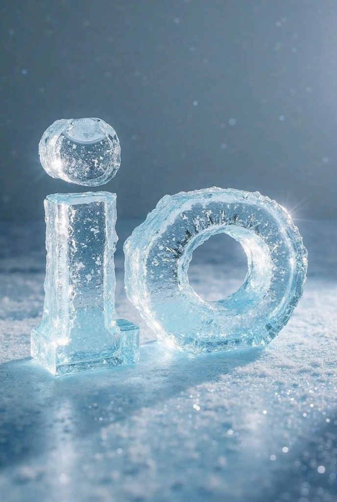 The word ICE in Spanish made with ice cubes in a front view - SeaArt AI