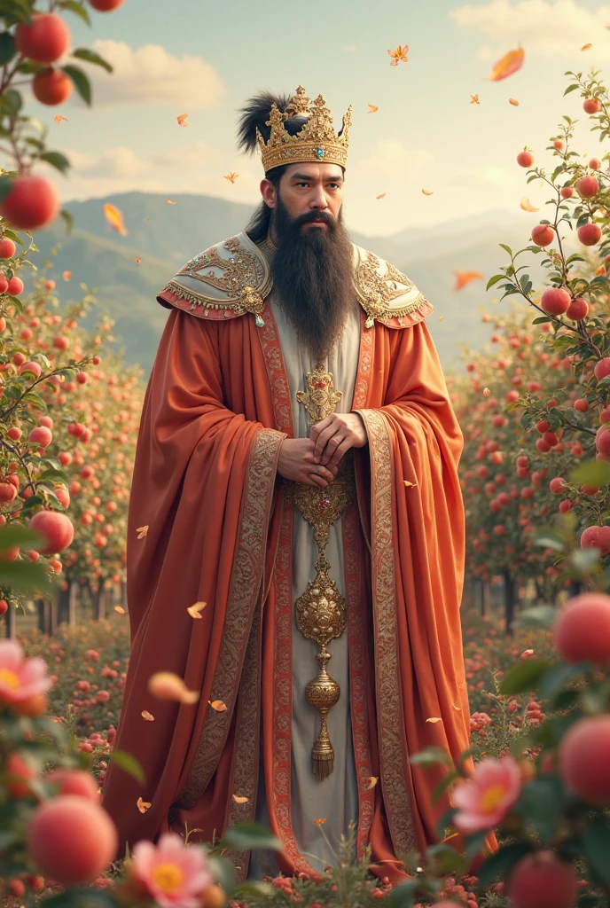 Make me a peach king - SeaArt AI