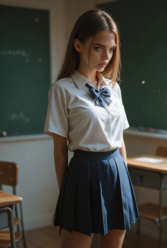 schoolgirl in uniform - SeaArt AI