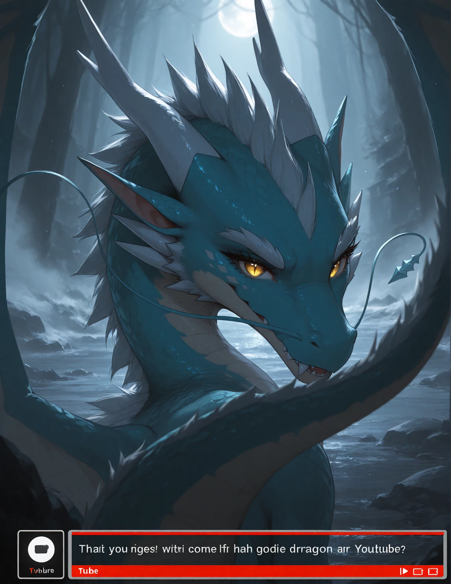 Lucia the dragon from youtube - SeaArt AI